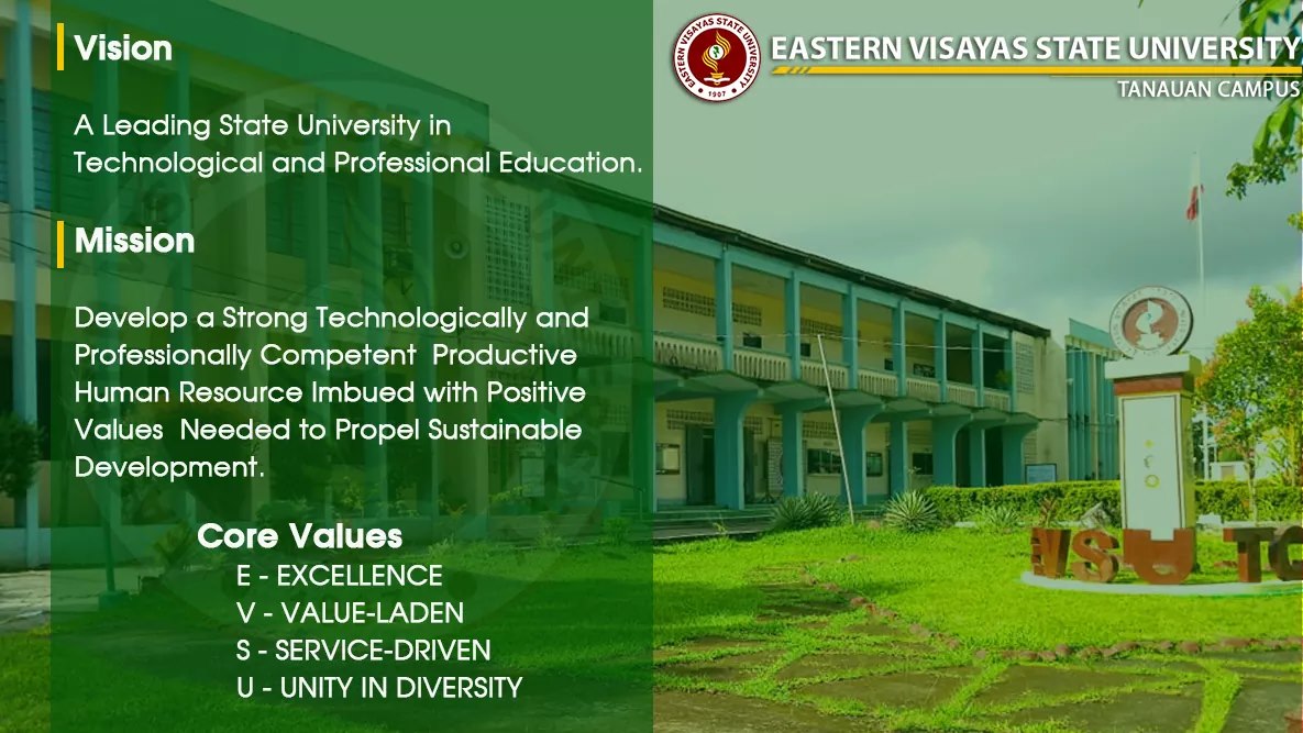 Brief History Tanauan Campus | Eastern Visayas State University ...